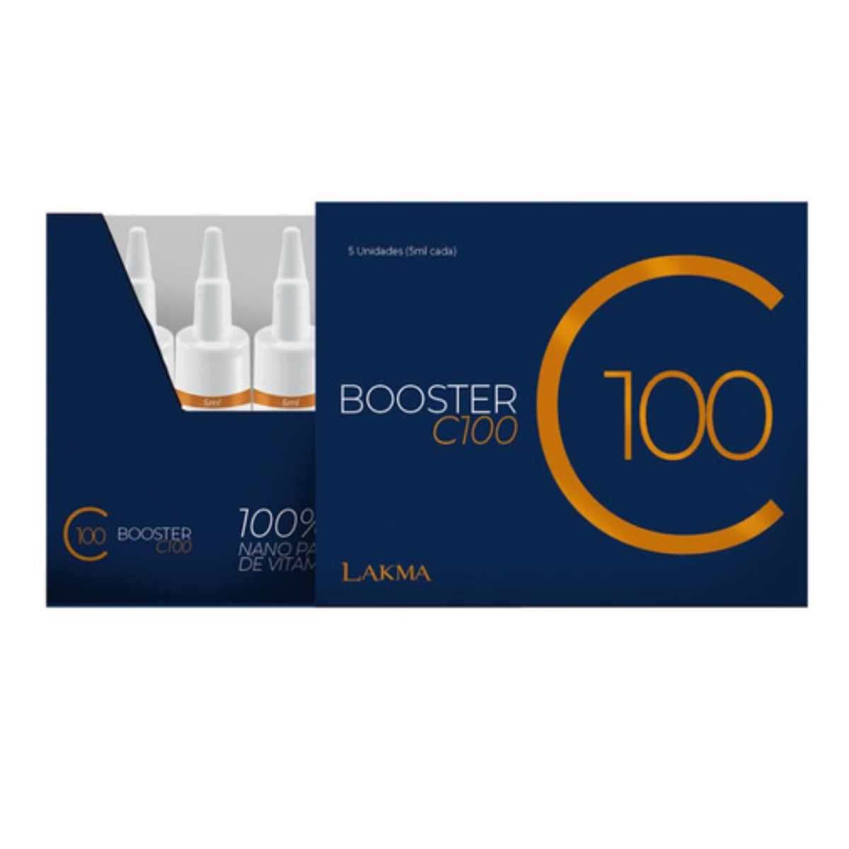 05 Ampolas Booster C 100 Com Ozônio E Vitamina C – Lakma - Cosméticos ...