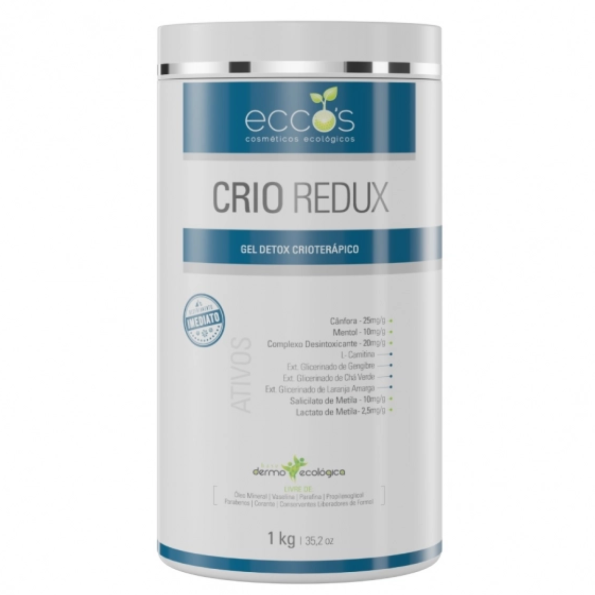 Kit Emagrecedor Perca Peso Power Redux Eccos Brinde Gel 100ml ...
