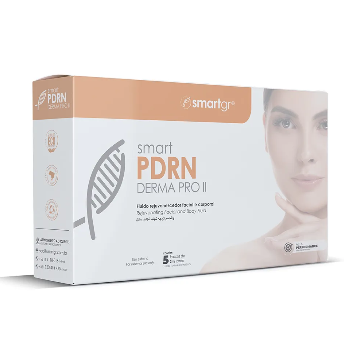 Smart Fluido PDRN Skin Pro Rejuvenescedor 5 Unidades Smart GR ...