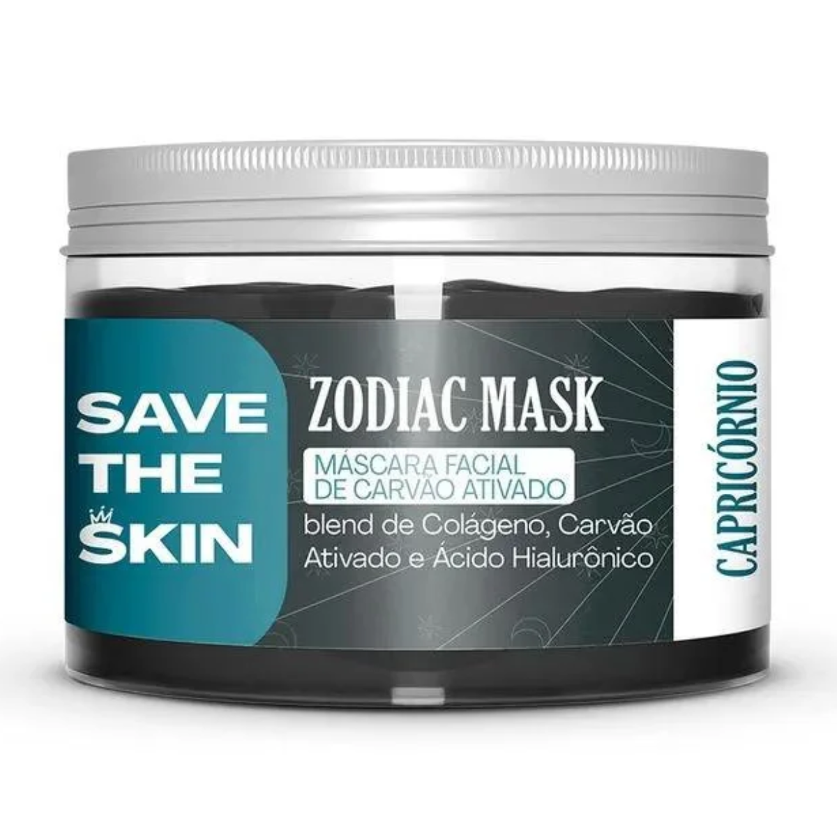Máscara Facial Carvão Ativado Capricórnio Zodiac Mask Smart ...