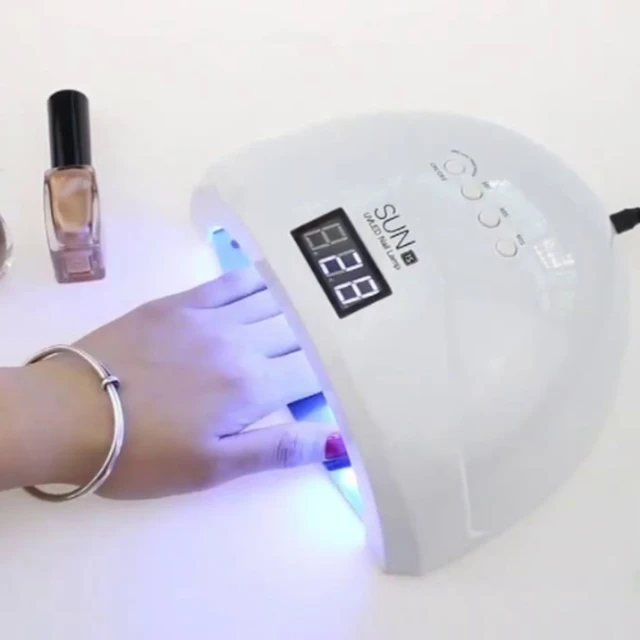 CABINE FAN NAILS SUN 1S LED FUNDO ESPELHADO 48W BIVOLT - Esmaltaria Lorean