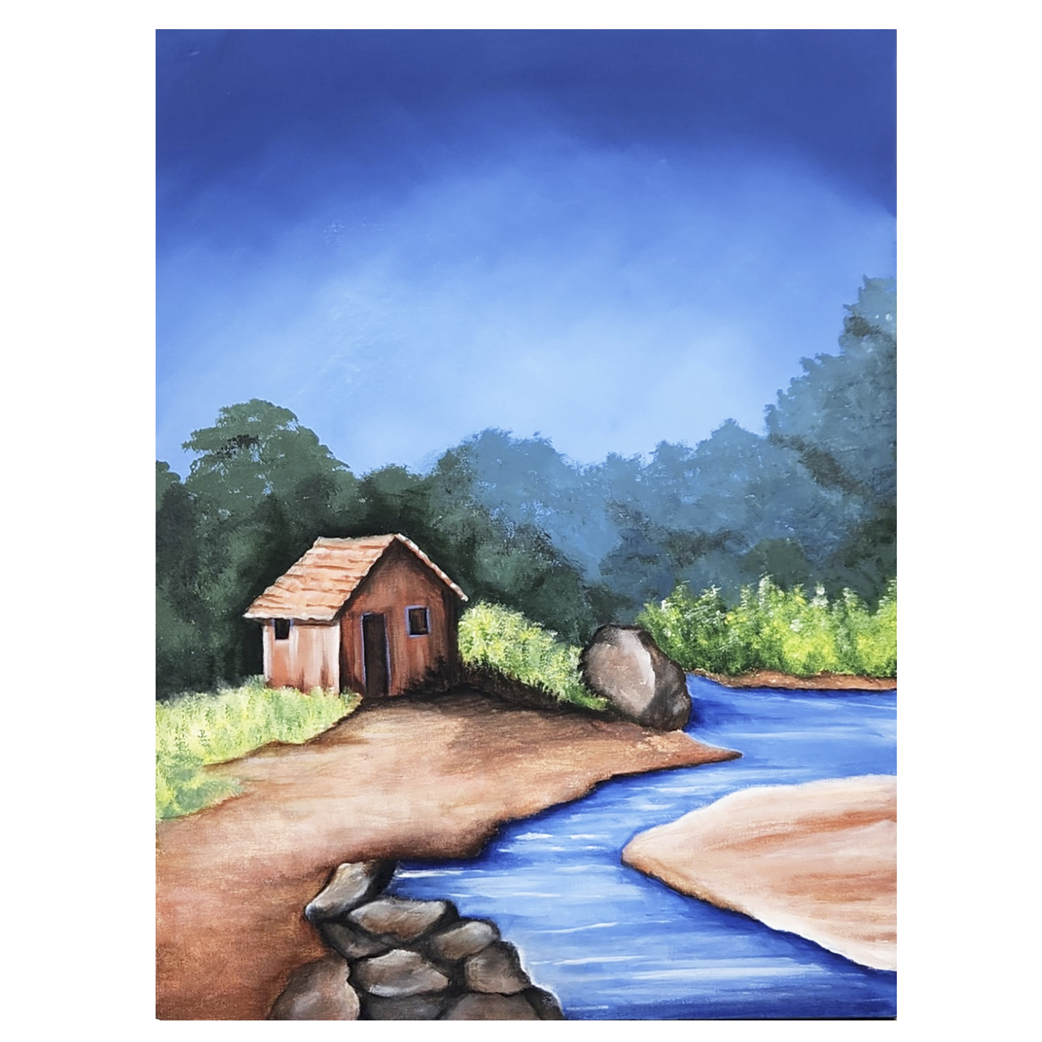 Tela Riscada Vida no Campo 30x40 cm - Loja oficial Daiara