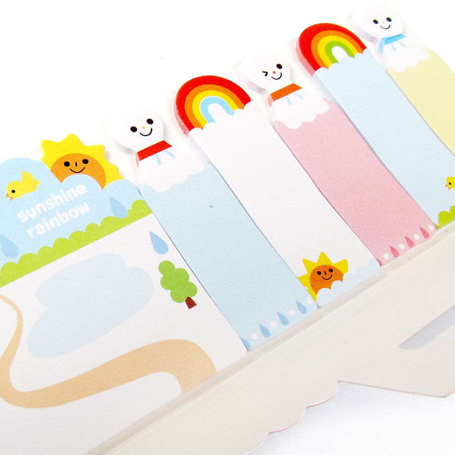 Post-It Sunshine Rainbow - Papel Picado - Papelaria, presentes ...