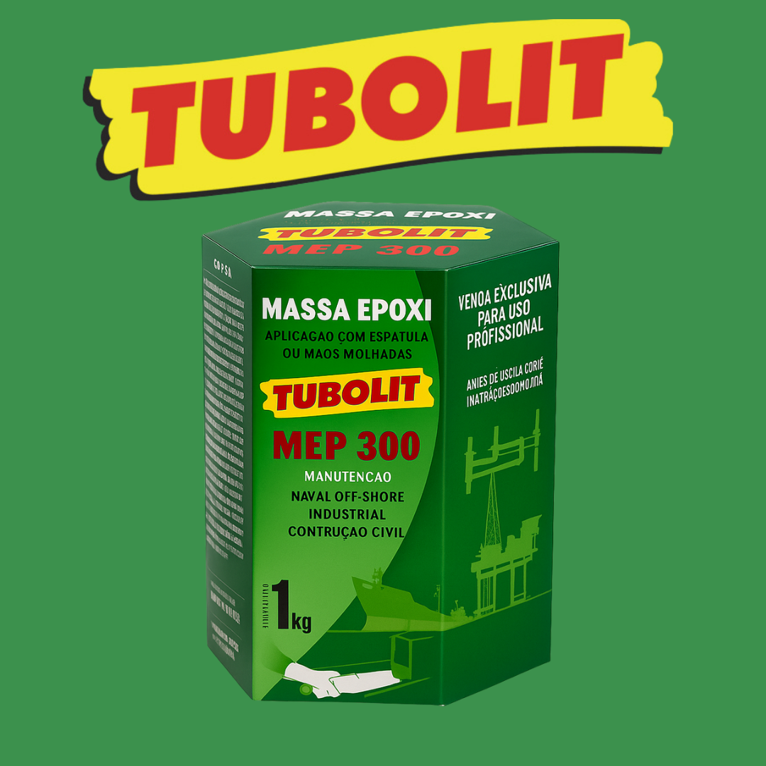 Massa Epóxi MEP 300 (Conjunto de 1 kg) - TUBOLIT - Comercial Carvalho ...