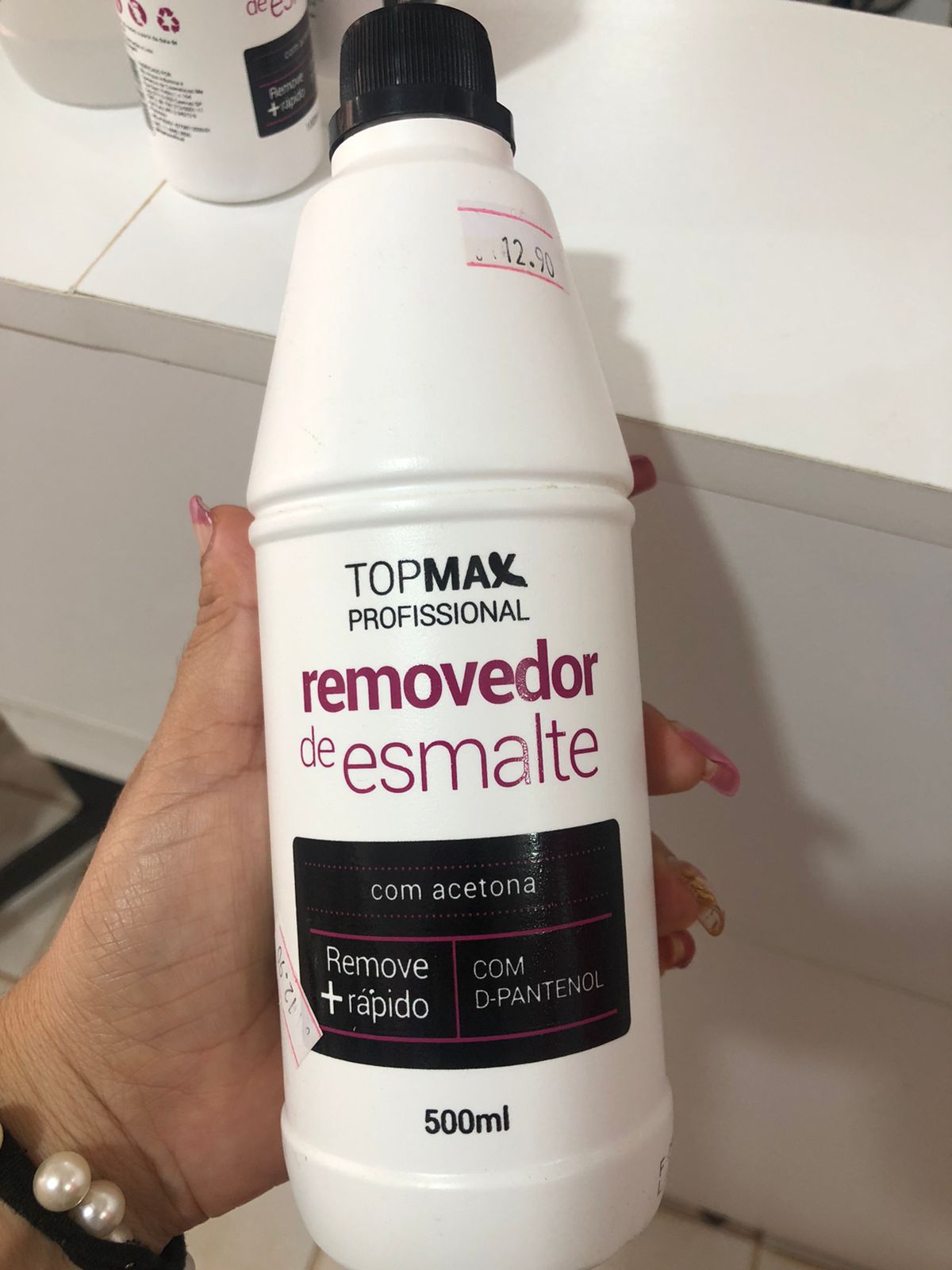 Top max - Removedor de esmalte 500ml - Thagabijoux acessórios e variedades