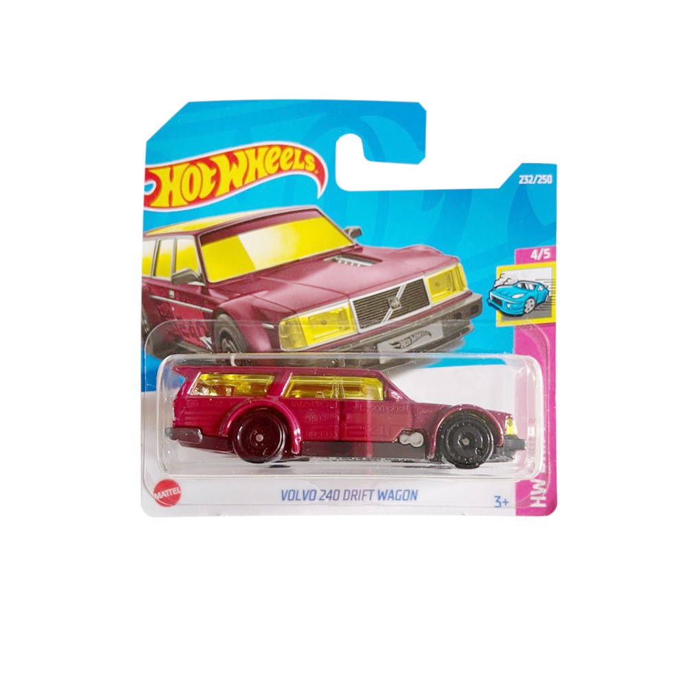 Hot Wheels Volvo 240 Drift Wagon - Vermelho - Mini Hunts
