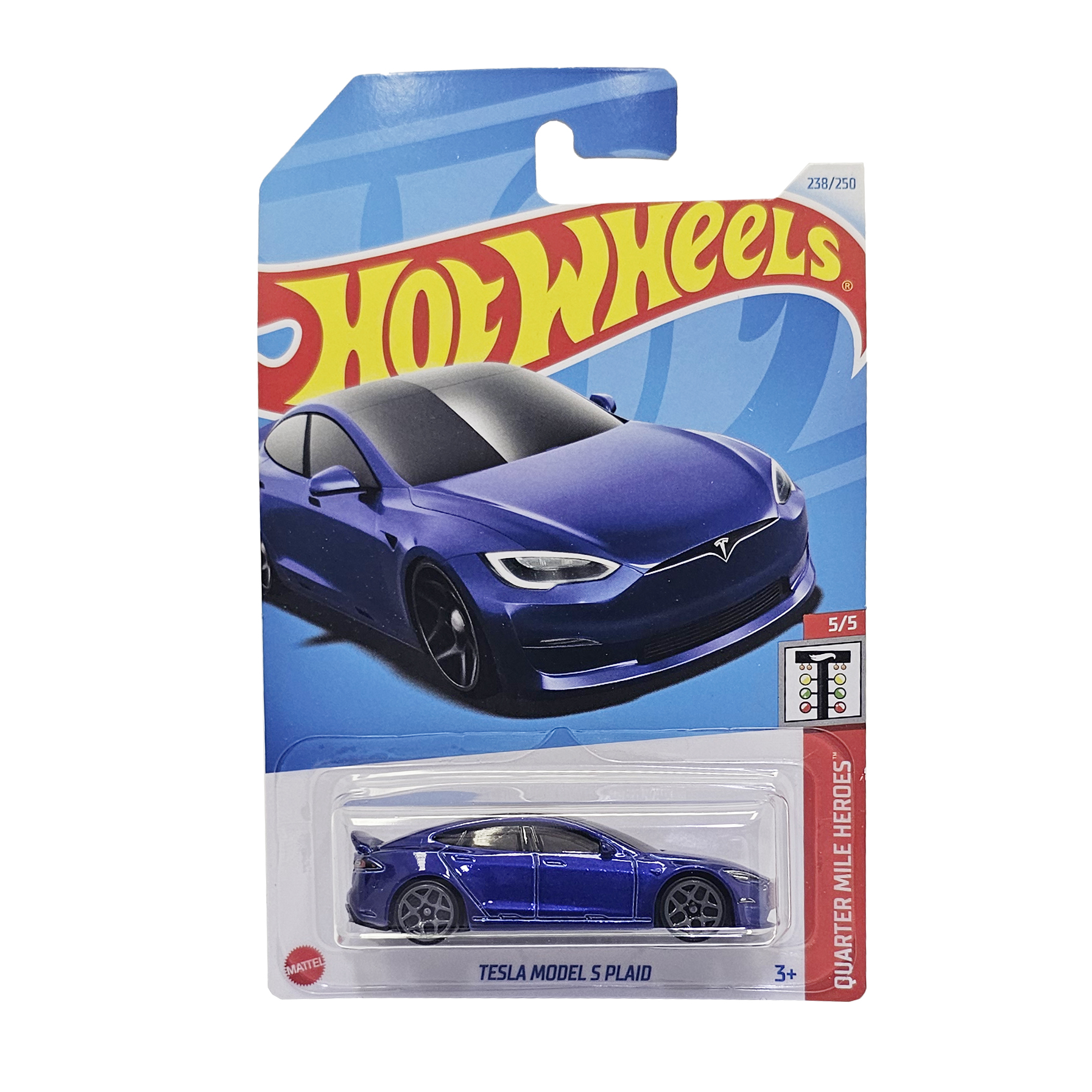 Hot Wheels Tesla Model S Plaid Mini Hunts