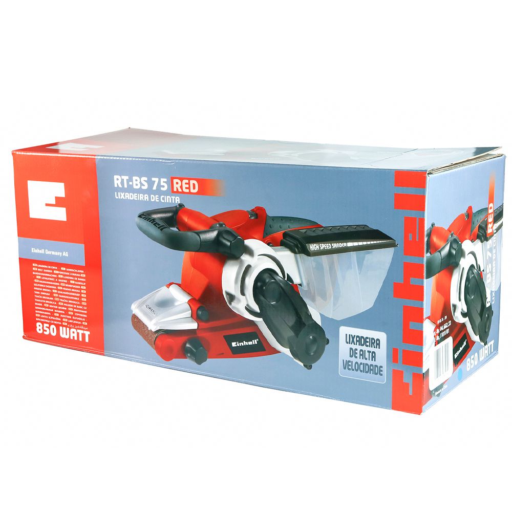 Lixadeira de Cinta 533mm x 75mm 850W Einhell RT-BS 75 - Arcazul ...