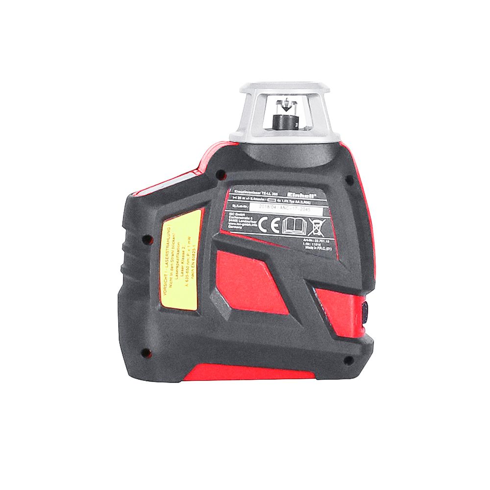 Nível a Laser Linha Cruzada 360 ° 20 Metros Einhell TE-LL 360 - Arcazul Ferramentas: Ferramentas ...