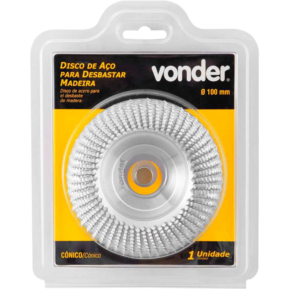 Disco de Desbaste para Desbastar Madeira Cônico Vonder - Arcazul ...