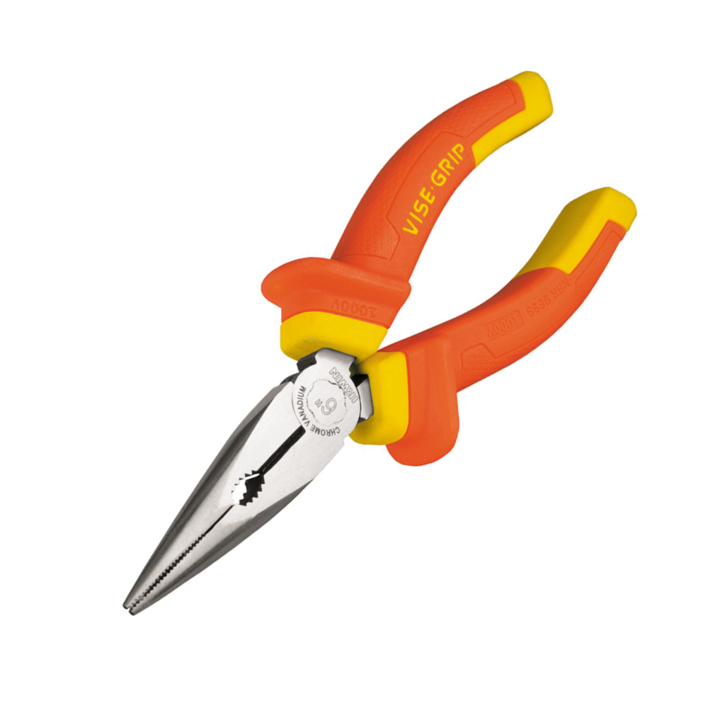 Alicate de Bico Meia Cana 6'' Isolado 1000V NBR 9699 Vise-Grip® Irwin ...
