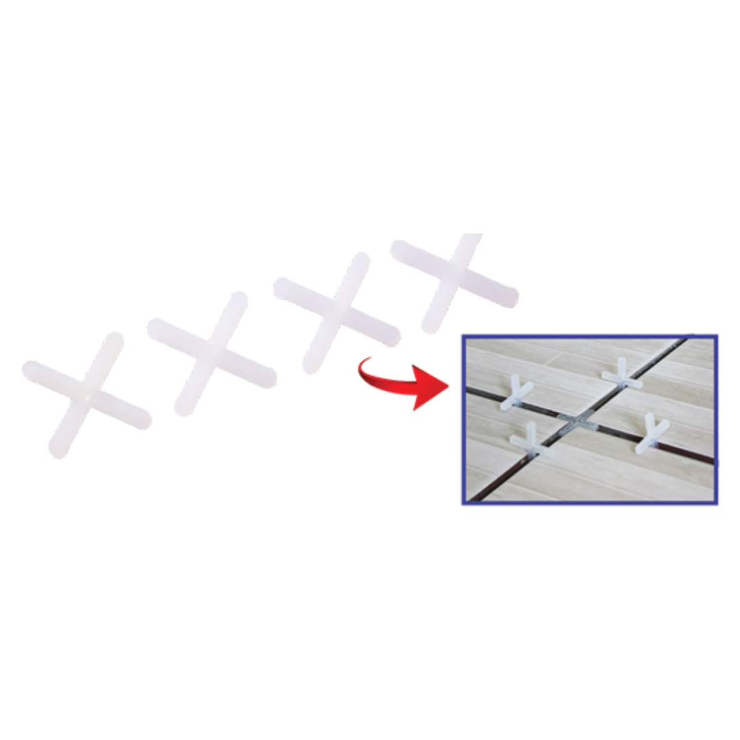 Espaçador Tipo Cruzeta para Pisos 1mm com 100 peças Lotus 2895 ...