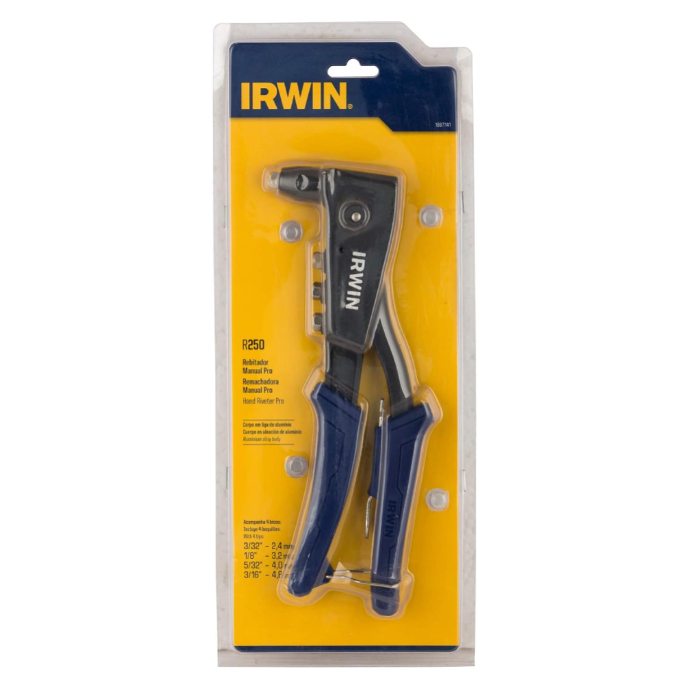 Alicate Rebitador Manual Profissional 10" Irwin® R250 PRO - Arcazul ...