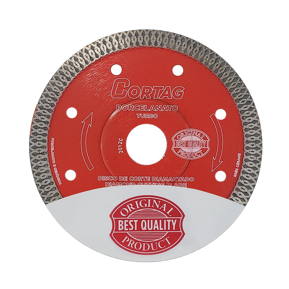 Disco Diamantado Turbo para Porcelanato 5'' Polegadas 125mm x 22,2mm ...