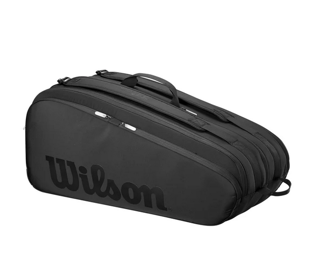 RAQUETEIRA WILSON NOIR TOUR 12 PACK PRETA - AK TENNIS