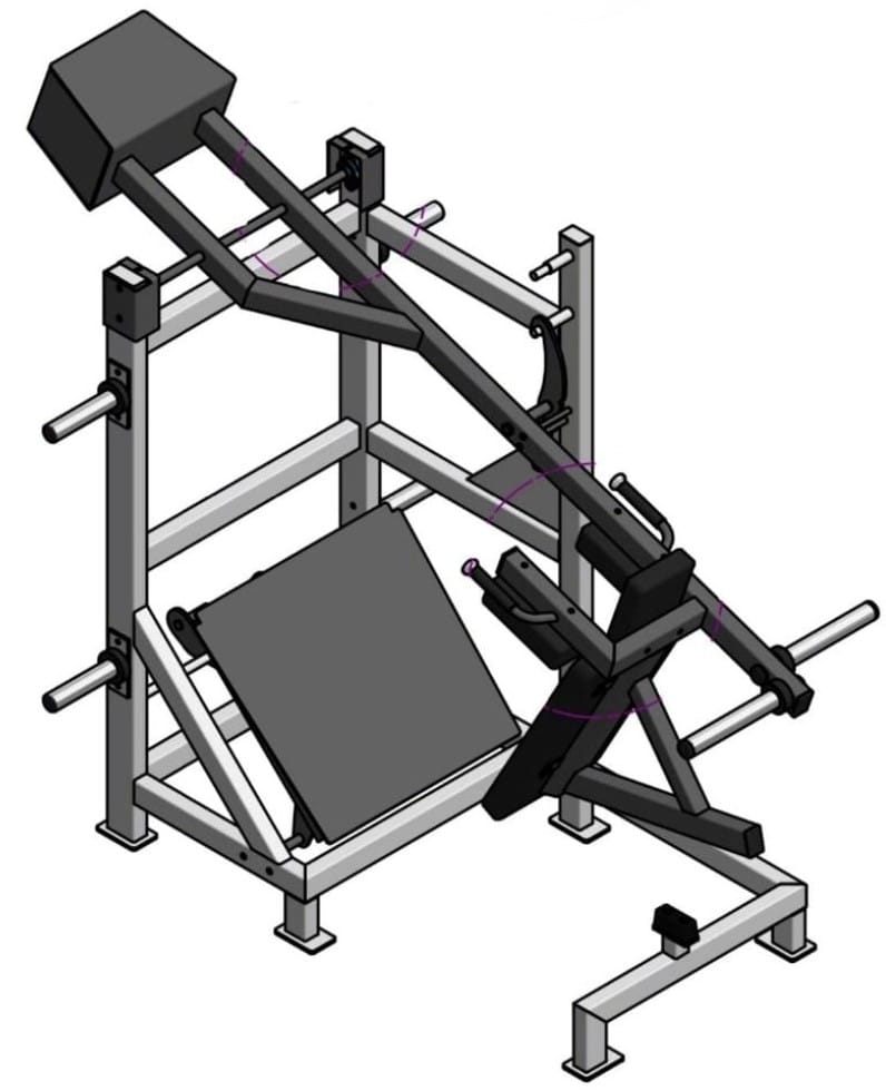 PENDULO SQUAT - AGACHAMENTO PENDULO ARTICULADA-MF-HAMMER - LOJA ...