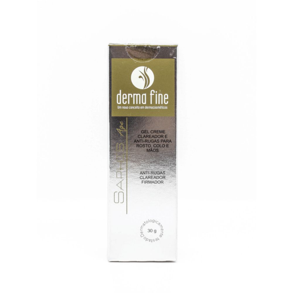 Derma Fine Saphis Age Antirrugas Clareador Firmador 30g - DERMAweb ...