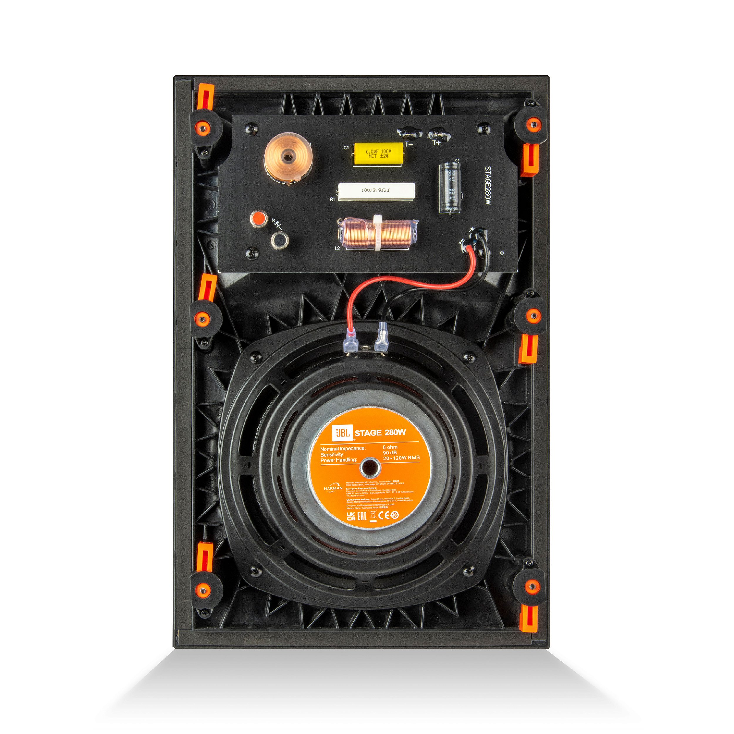 Caixa de Embutir Arandela 8" Retangular JBL Stage 280W 120 Watts - HTTV ...