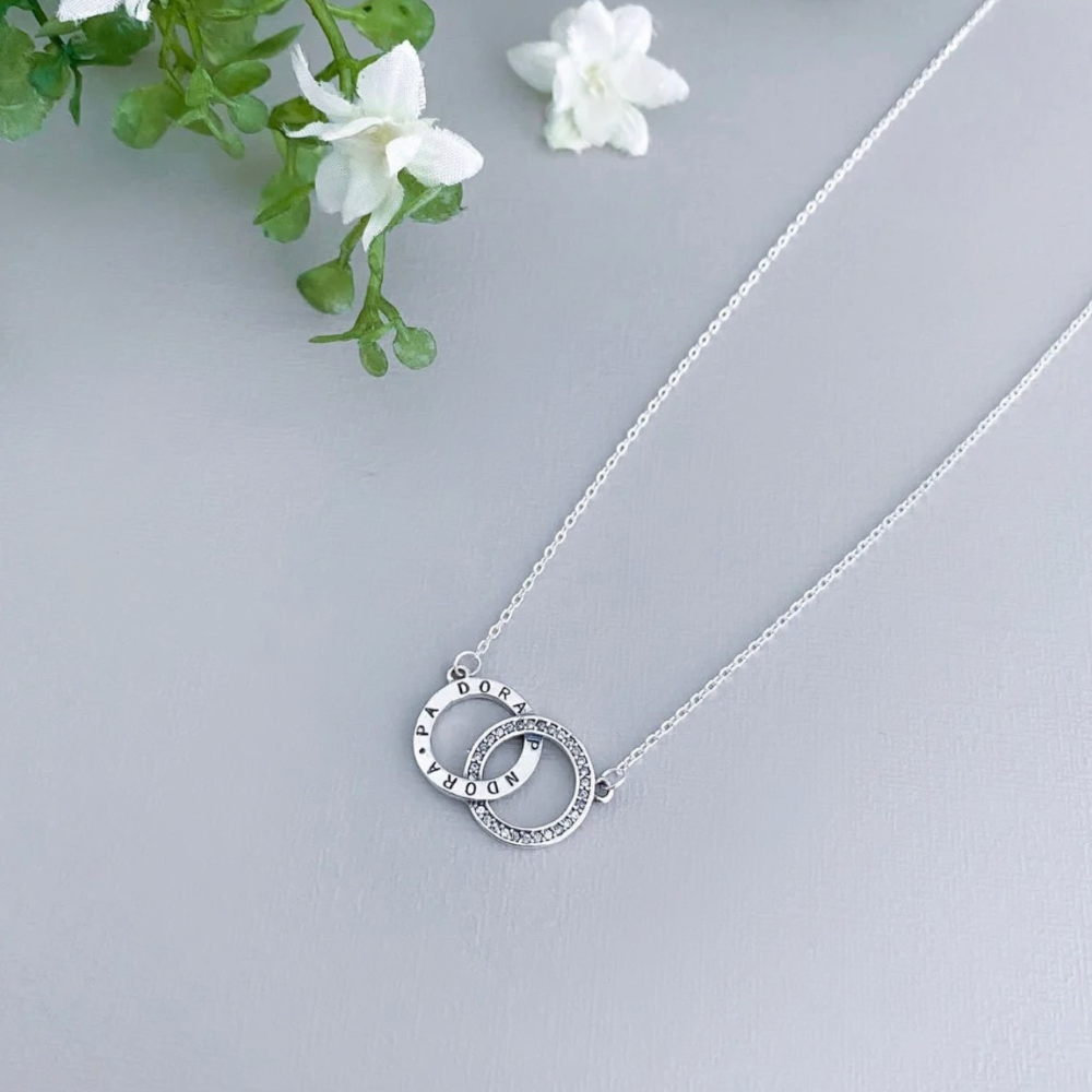 Colar Círculo Duplo em Prata 925: Elegância e Versatilidade - Valute ...