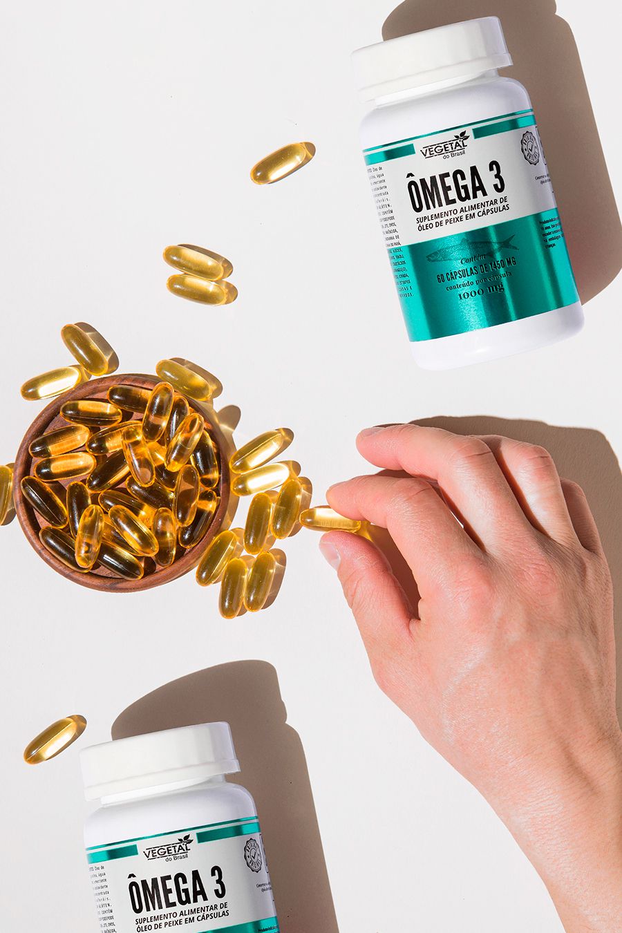 OMEGA 3 -60 CAPS DE1450MG - Vegetal do Brasil - Loja de Fábrica