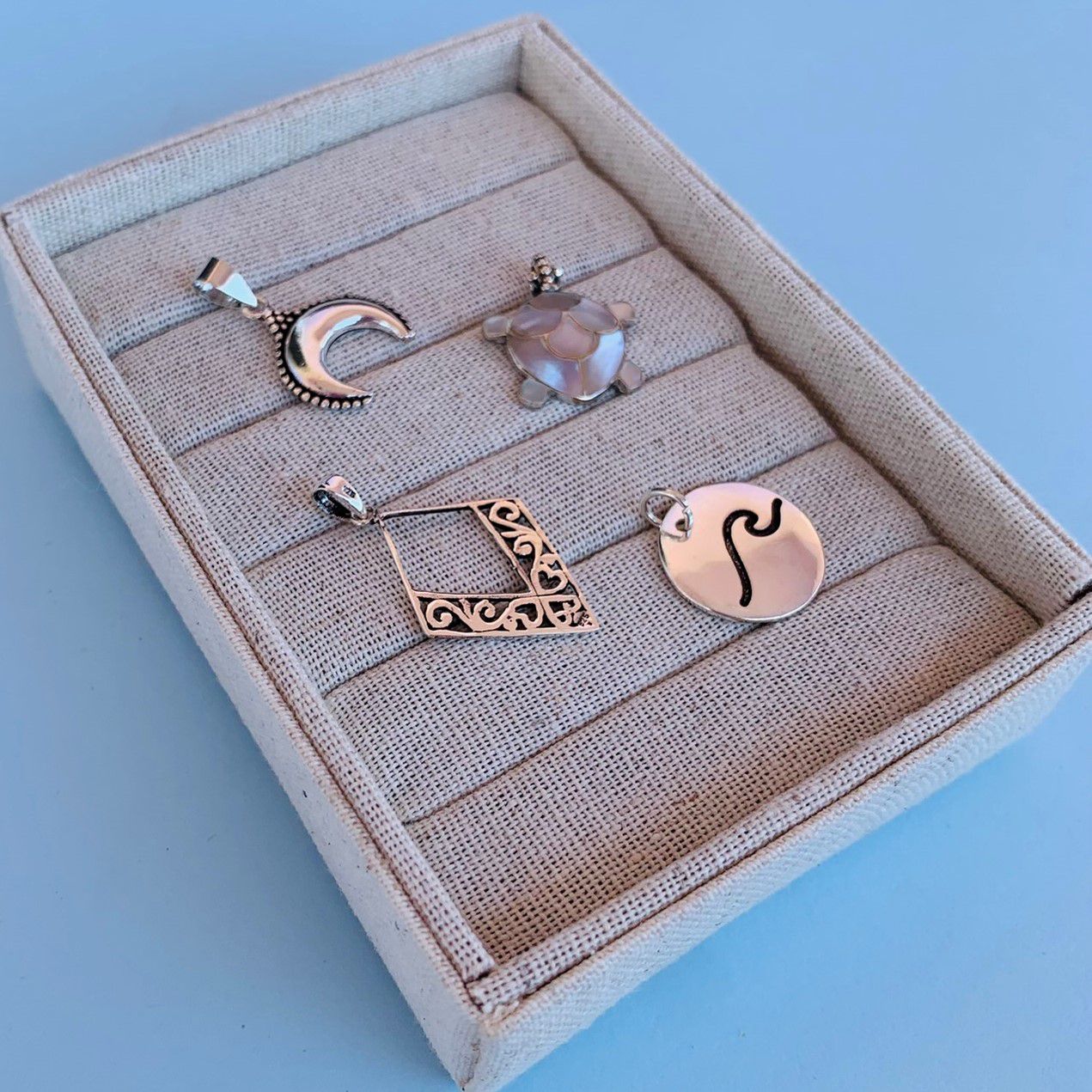 Pingente Meia Lua Bali - Onda de Pratas