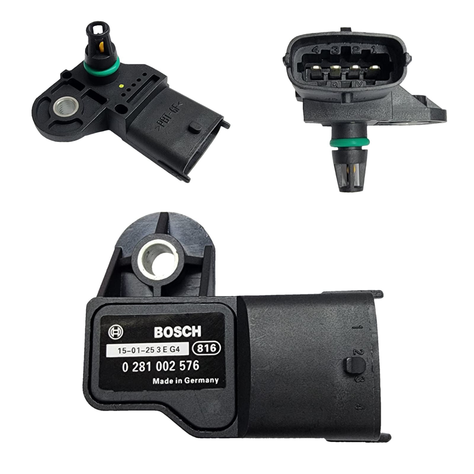 Sensor Map Caminhão Ford Cargo Iveco Volvo Bosch 0281002576 - Radiar ar ...