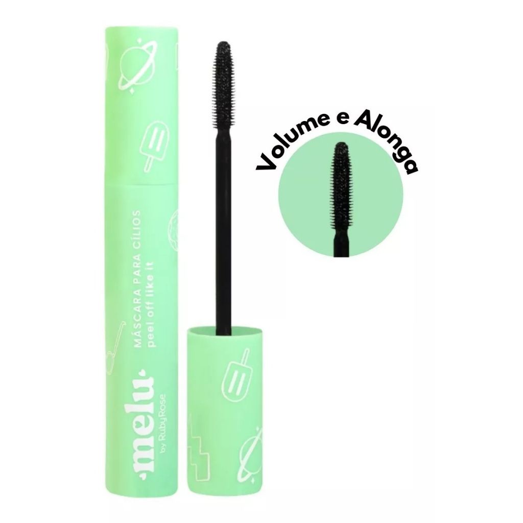 Máscara de Cílios Peel off melu - Ruby Rose - Make Lovely