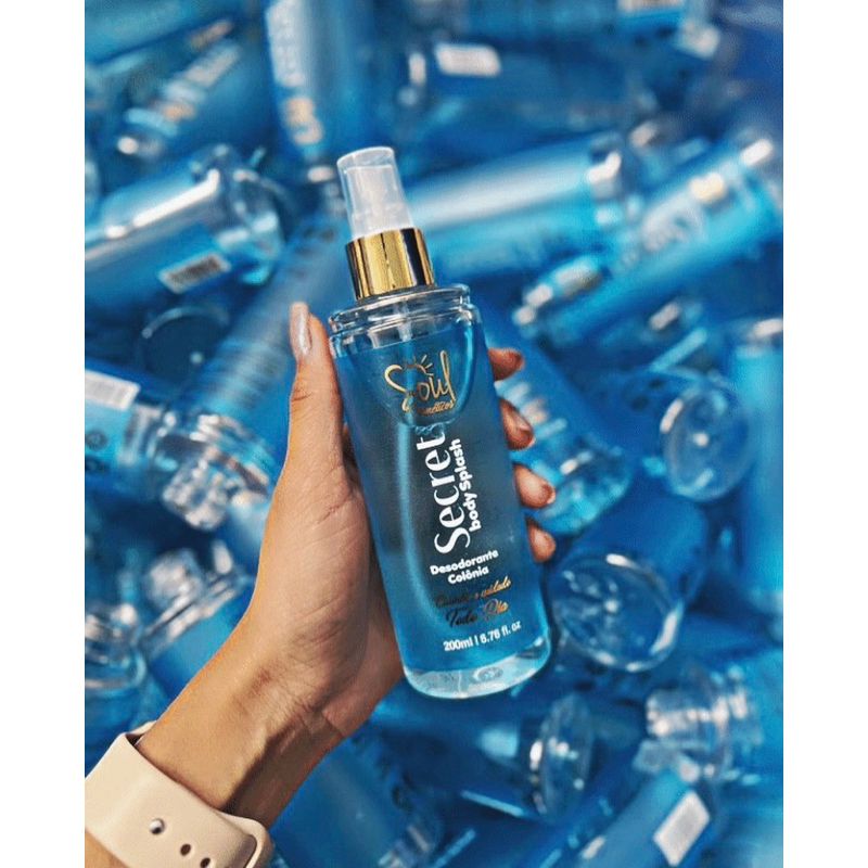 Body Splash Secret 200ml - Soul Cosmeticos - Make Lovely