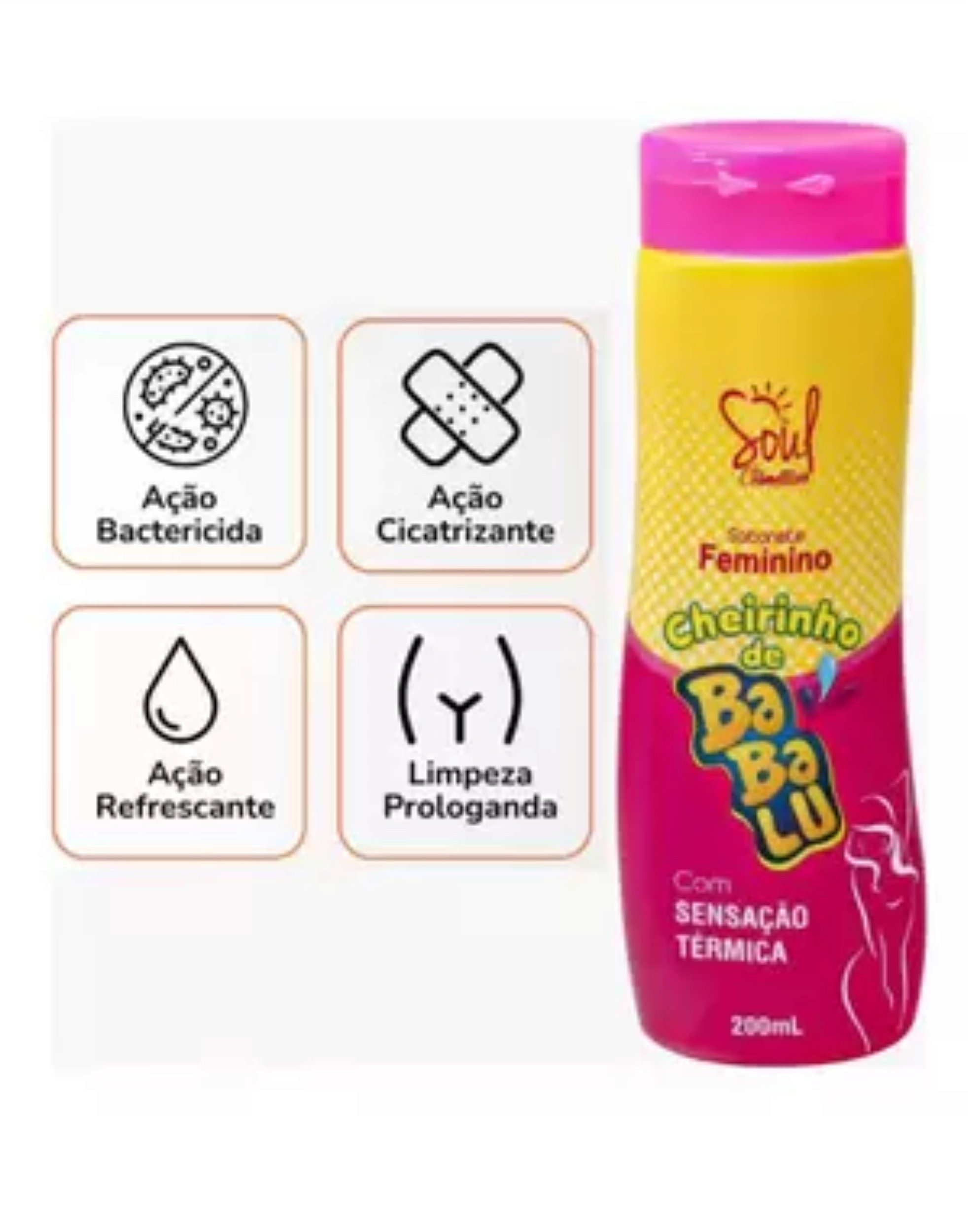 Sabonete Intimo Cheirinho de Babalu com Sensação Térmica 200ml - Soul ...