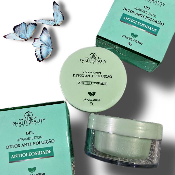 Hidratante Facial Detox Anti-Poluição Antioleosidade 35g - Phállebeauty ...