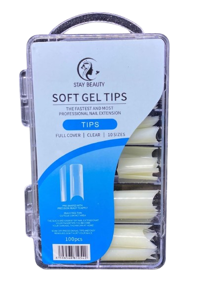Unha Tips Soft Gel 100UND - Stay Beauty - Make Lovely