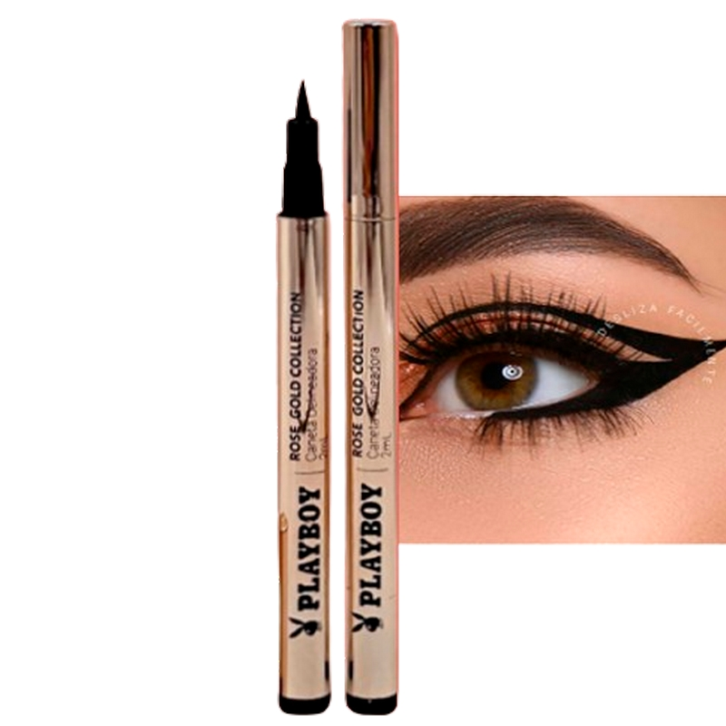Caneta Delineadora Rose Gold Collection-Playboy - Make Lovely