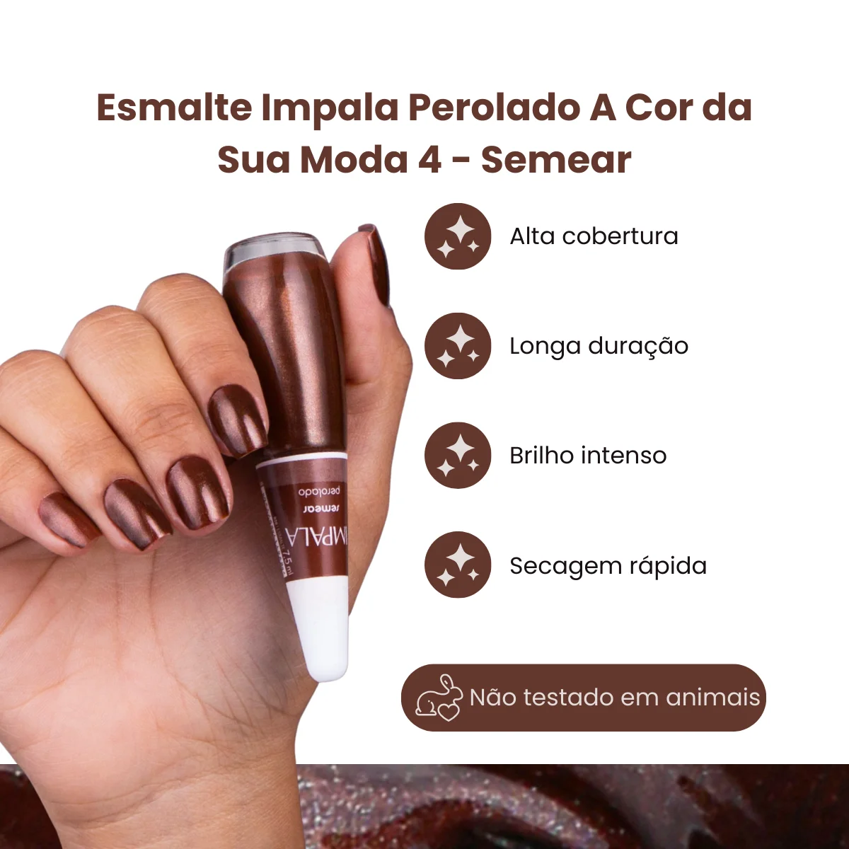 Esmalte Semear Perolado-Impala - Make Lovely
