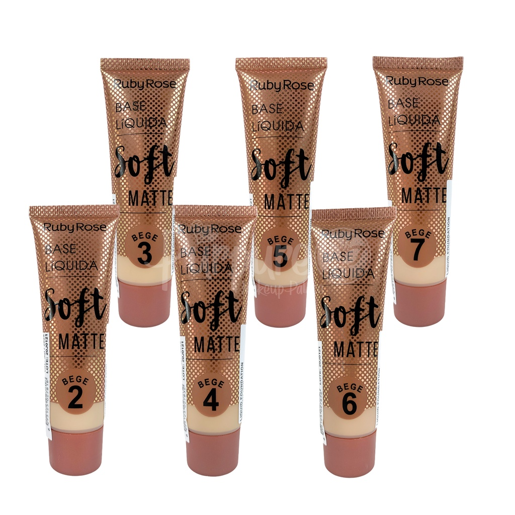Base Líquida Soft Matte - Color Love - Make Lovely
