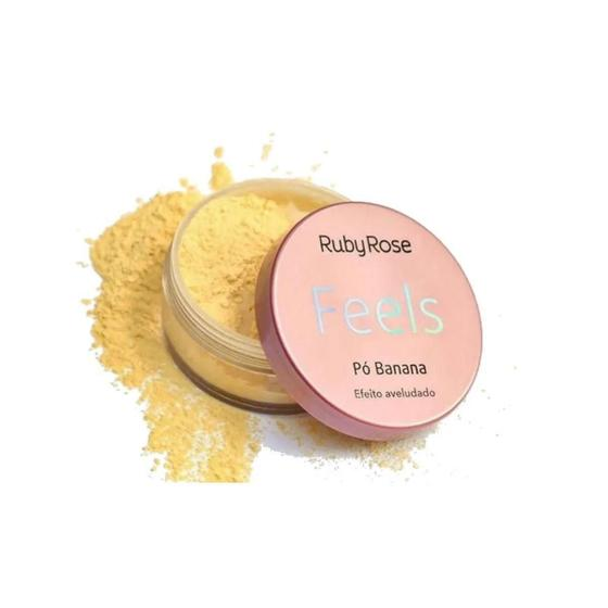 Pó Banana Efeito Aveludado Feels - Ruby Rose - Make Lovely