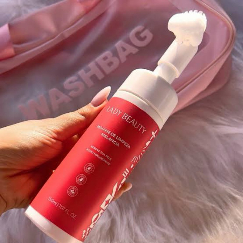Mousse Micelar De Limpeza Melancia - Lady Beauty - Make Lovely