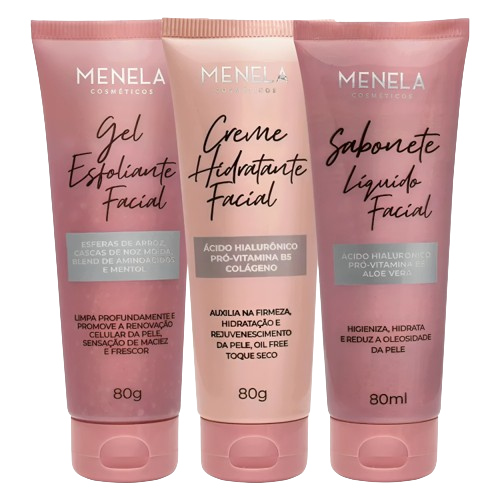 Kit Linha Skin Care - Menela - Oba Cílios