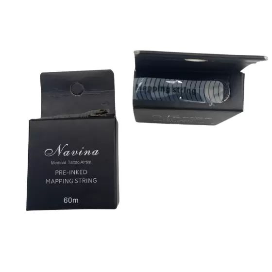 Linha Para Marcação De Sobrancelha Preta 60m Navina Oba Cílios