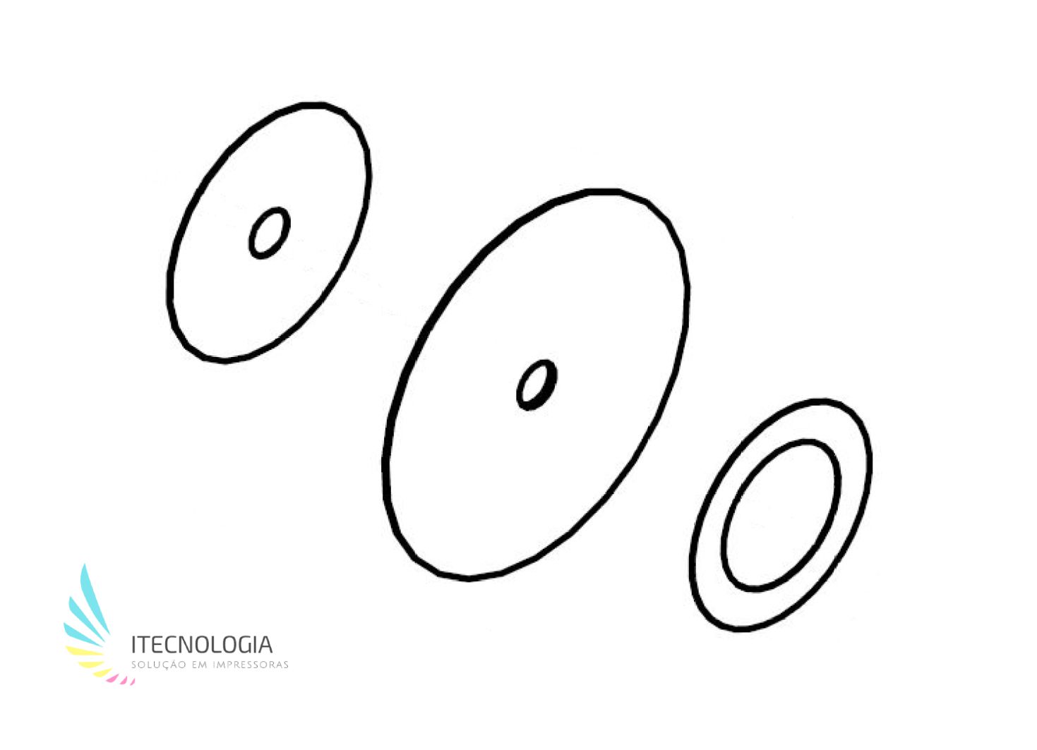 Disco encoder Epson F6070 | F6200 | F6370 - Itecnologia