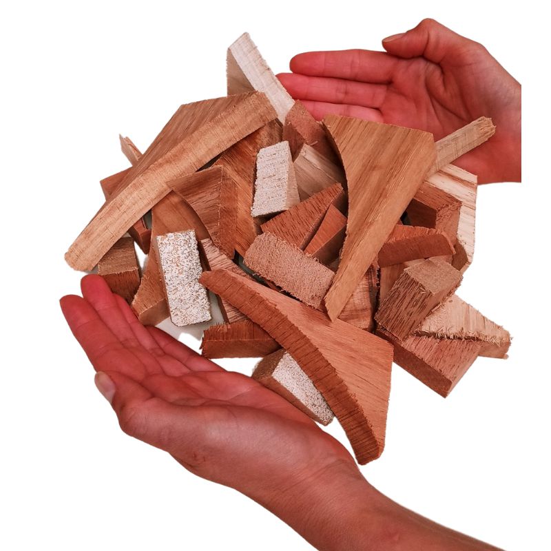 Lenha Madeira Em Lascas Saco 25 Kg - Gold Plant