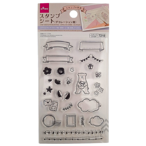 Kit de Carimbos de Silicone para Scrapbook Daiso - Jully Malzoni Atelie ...