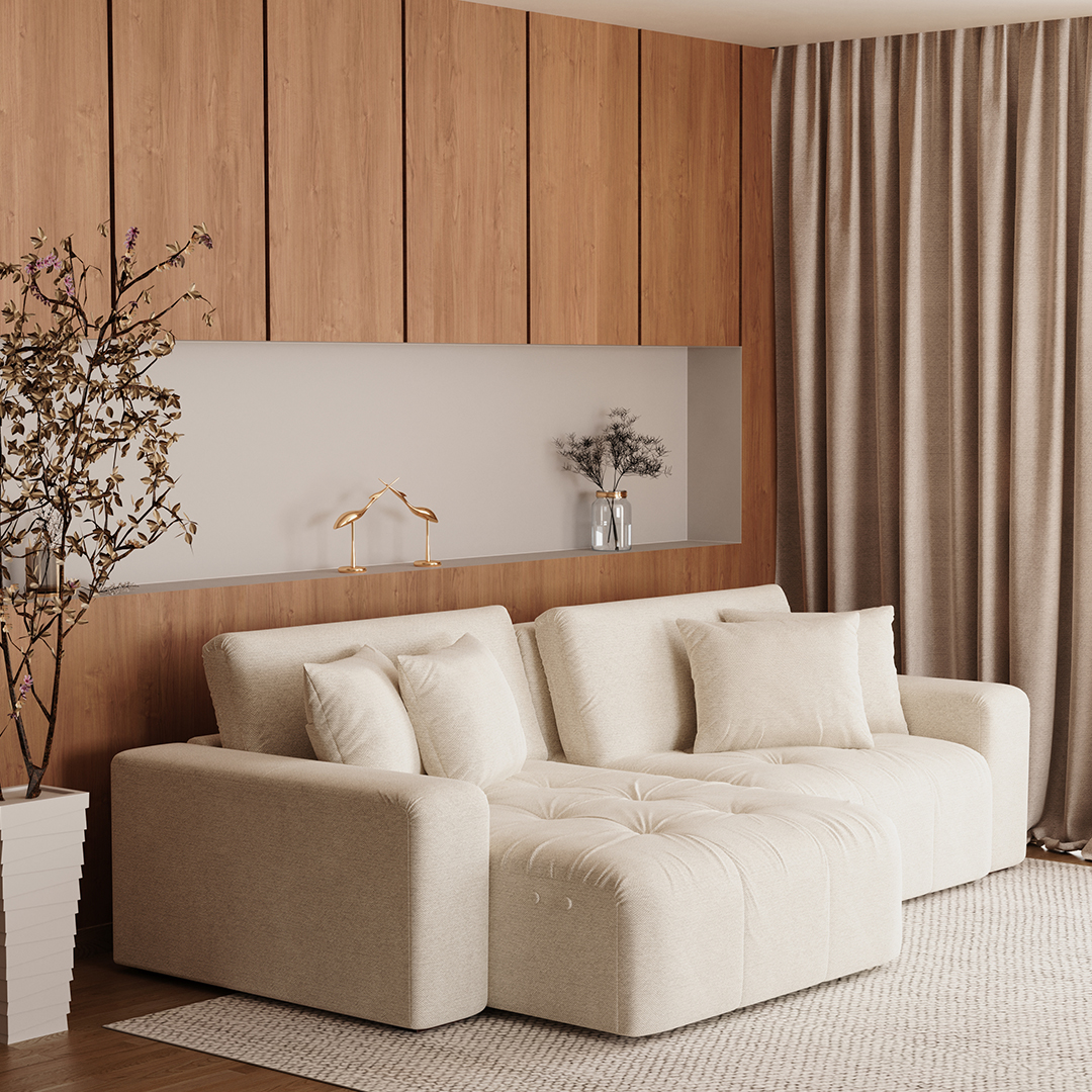 Sofá Duomo 2.96mt - Móveis & Decor - Design de Alto Padrão.