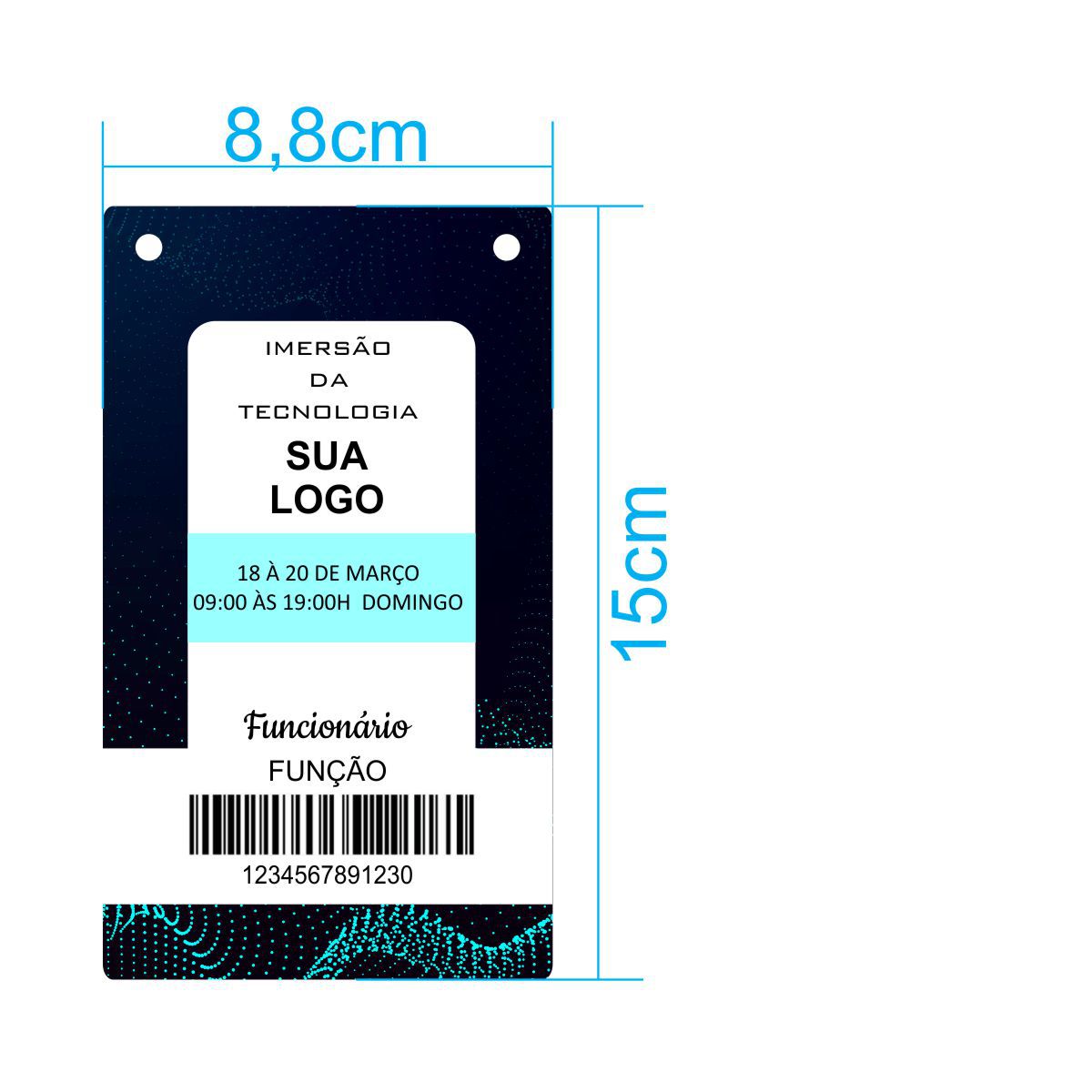 Credencial para Eventos - Malires Gráfica