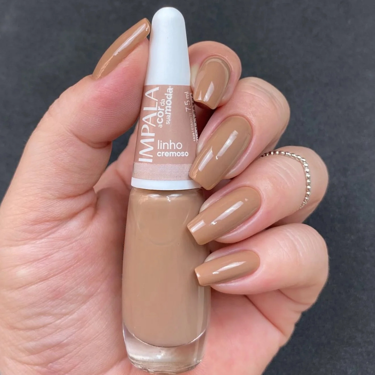 Esmalte Impala Coleção A Cor Da Sua Moda Unha Linho Cremoso - Vobella