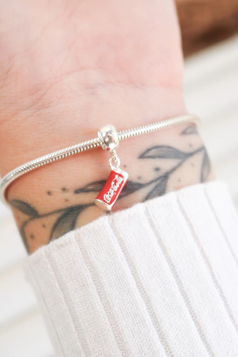BERLOQUE COCA COLA PULSEIRA PANDORA - PRATA 925 - Use Personalizado ...