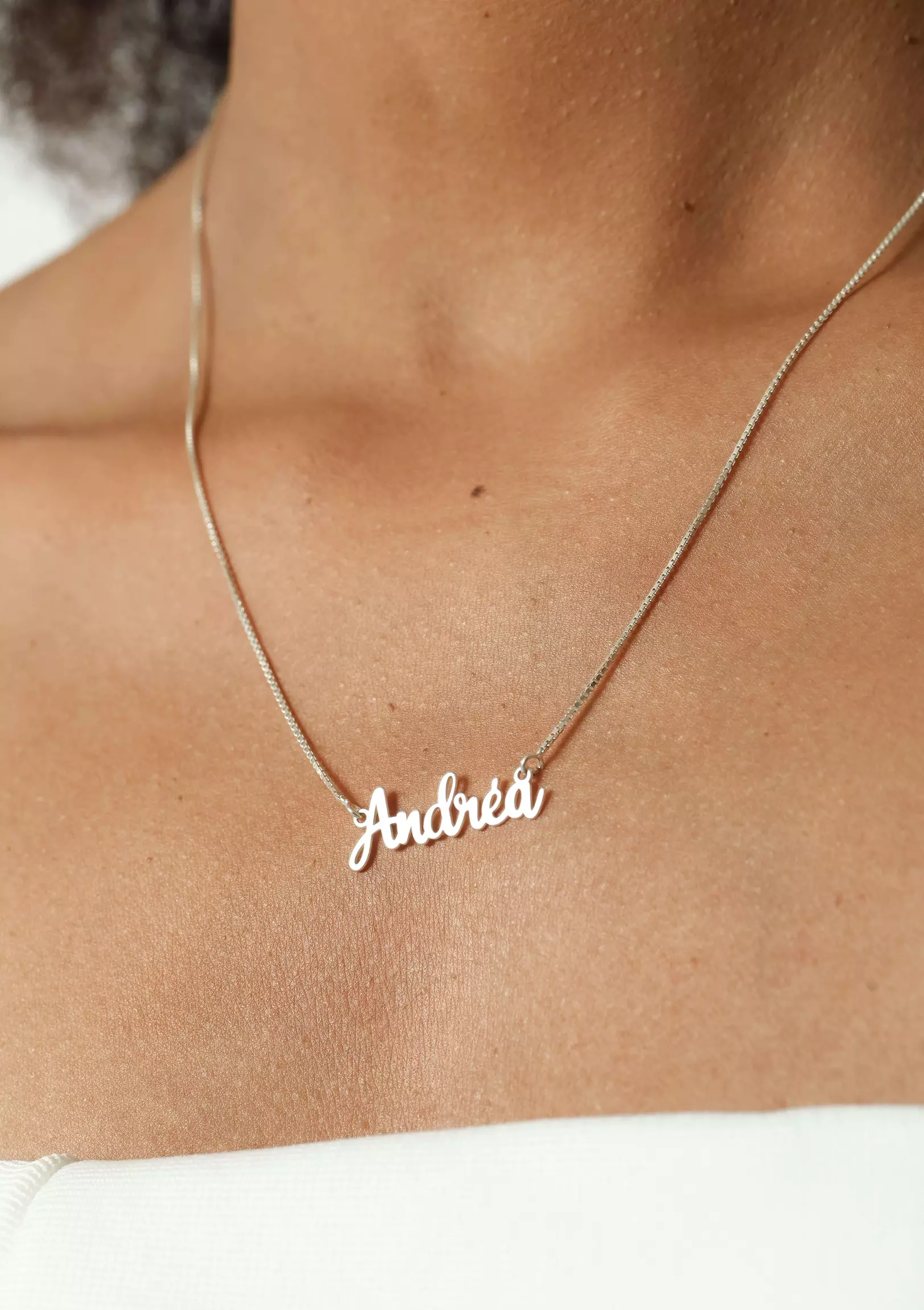 Colar feminino Personalizado Com Nome - PRATA 925 - Use Personalizado ...