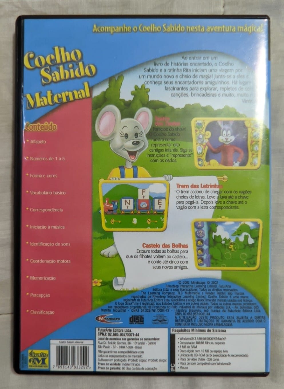 Coelho Sabido Maternal - Remasterizado - Versão Física em CD - AlieNerd ...