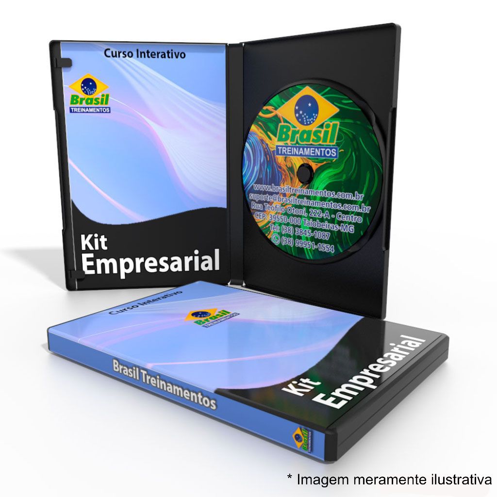 Kit Curso Profissionalizante Empresarial - Brasil Treinamentos