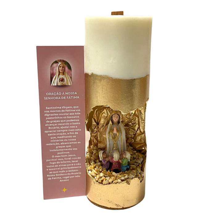 Vela Religiosa Concreto Nossa Senhora de Fátima - DO ALMO ATELIÊ