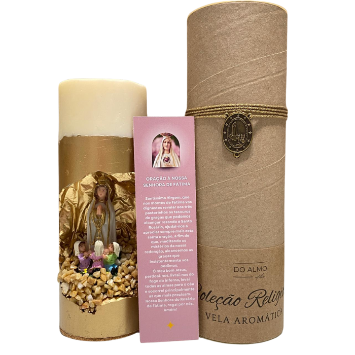 Vela Religiosa Concreto Nossa Senhora de Fátima - DO ALMO ATELIÊ